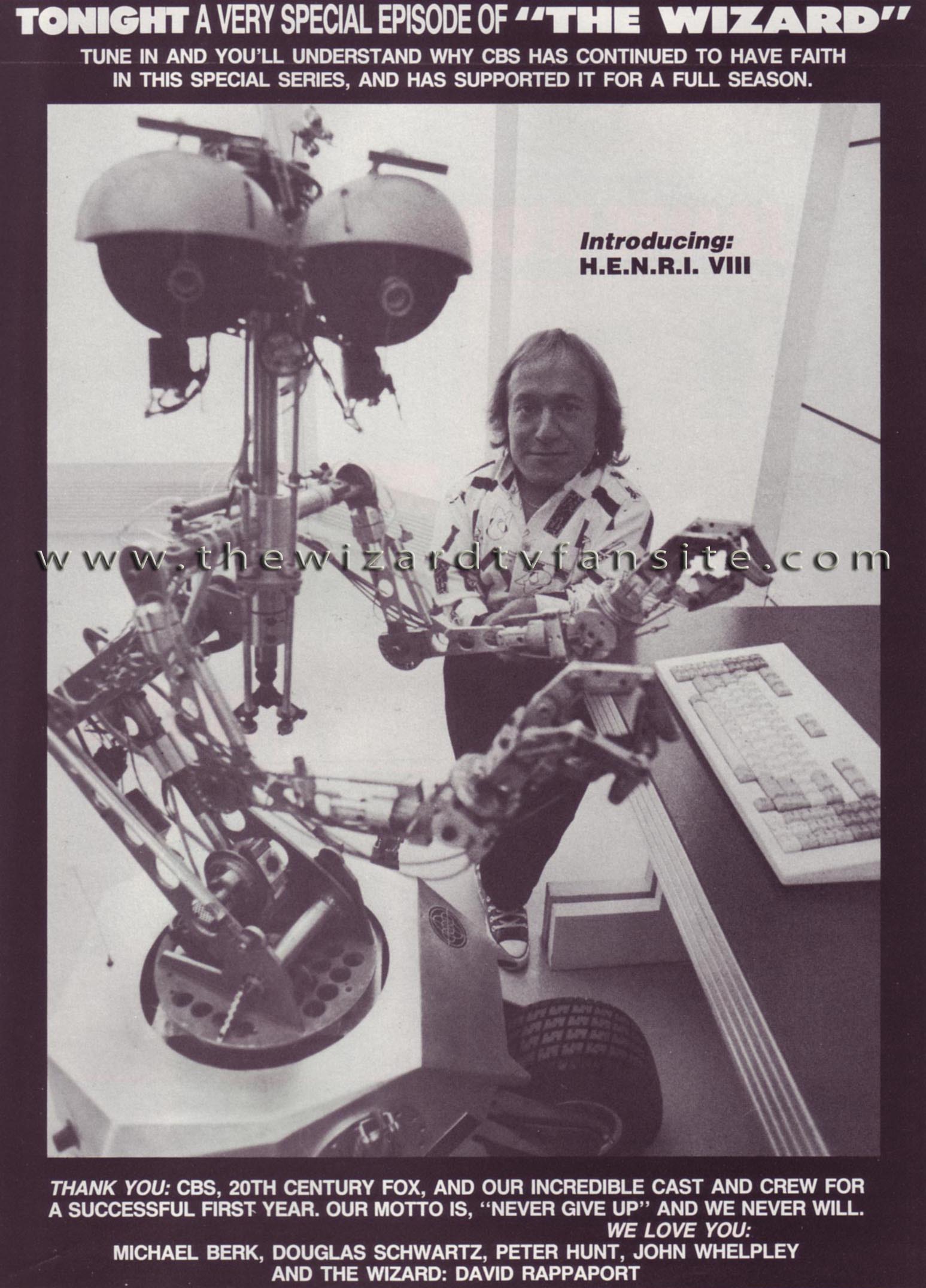 The Wizard 1986 - H.E.N.R.I. VIII - Pictures - Page 2